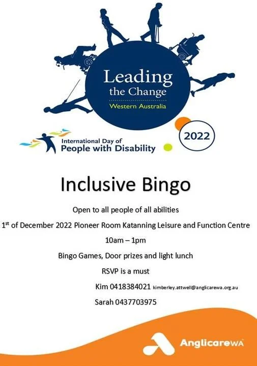 Inclusive Bingo — Katanning Hub CRC