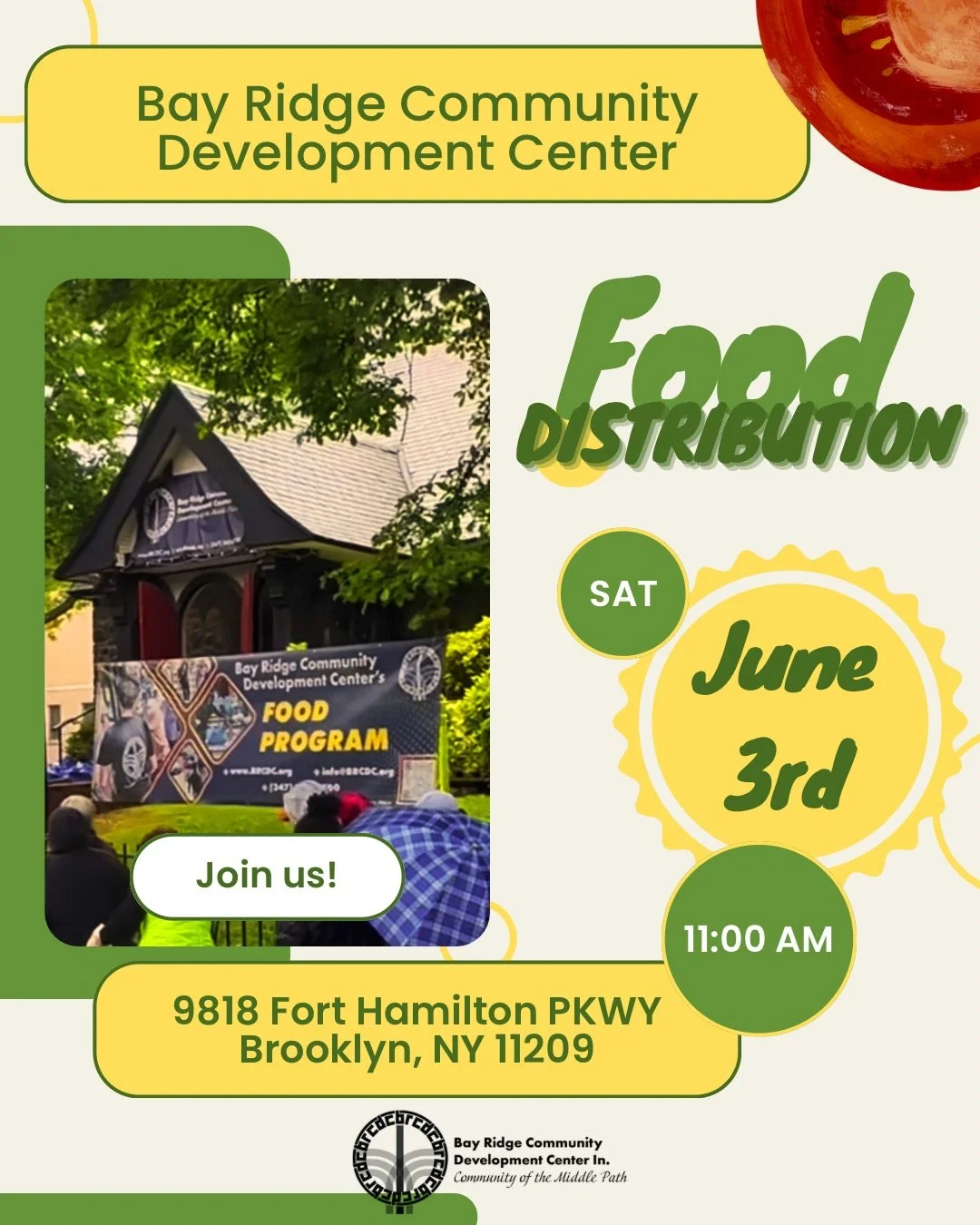 Food Program — Bay Ridge Community Development Center