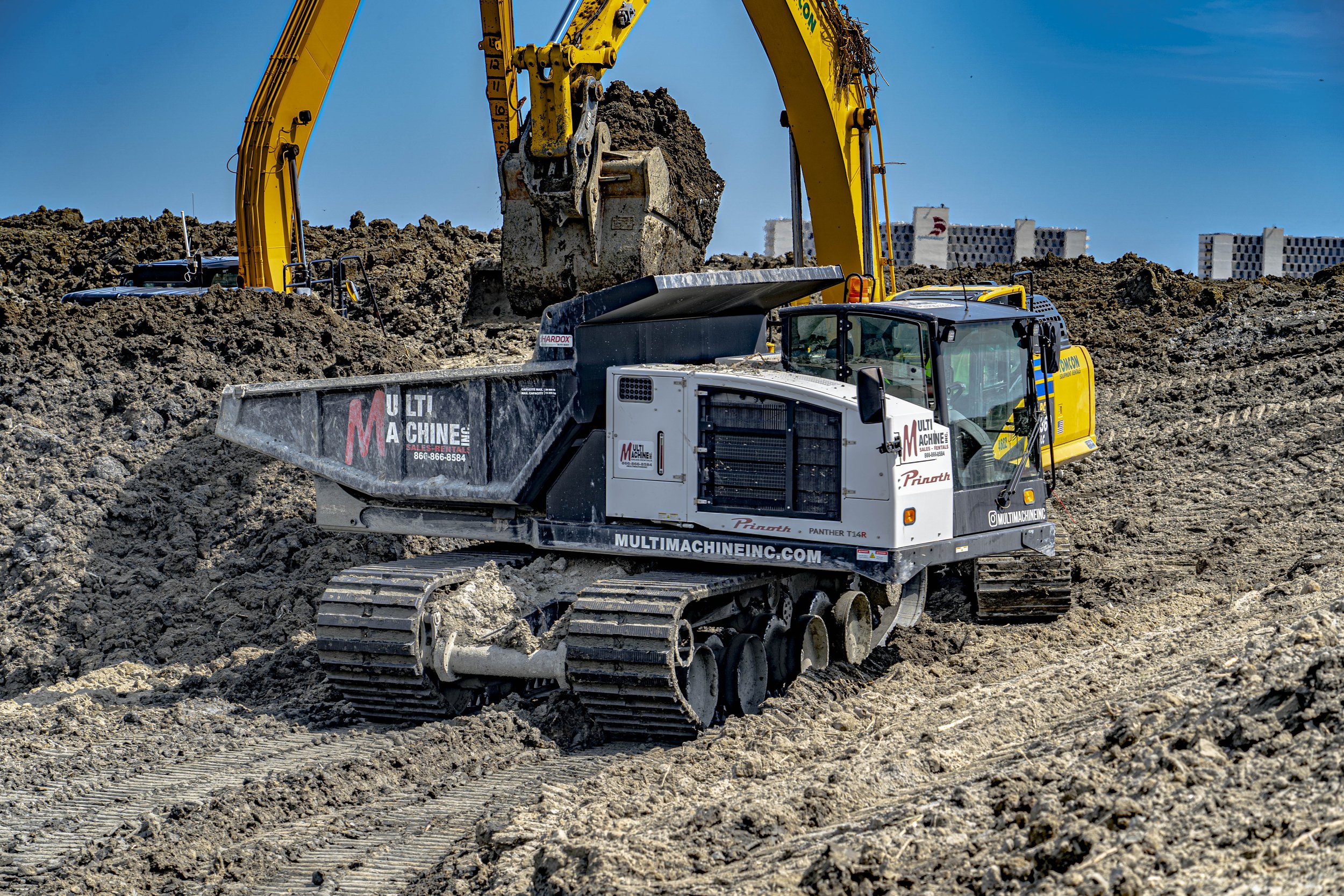 Tracked Solar Units | Crawler Carrier Sales & Rentals | Multi Machine