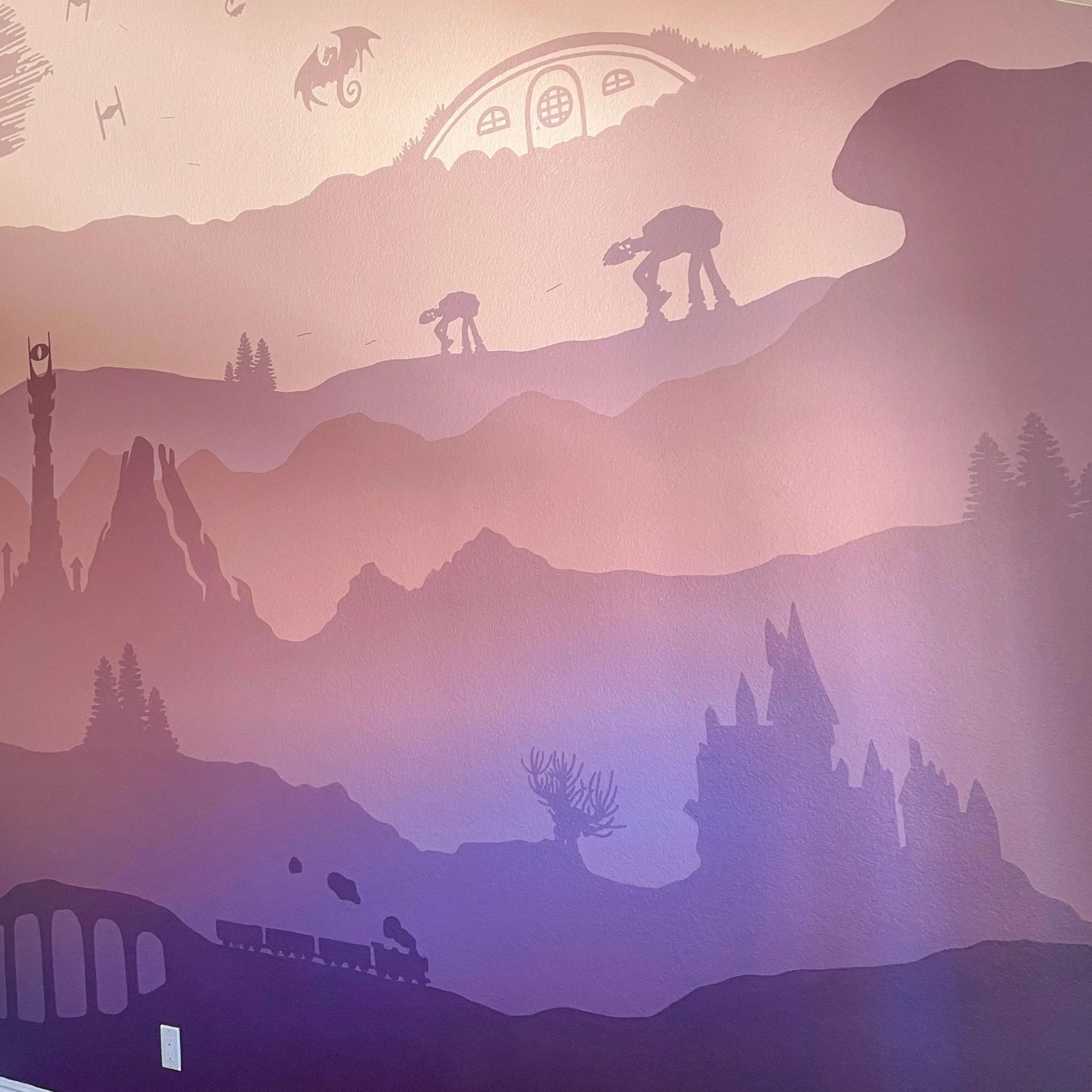 How to Paint a Layered Mural in 10 Easy Steps — Becca Dwyer Design