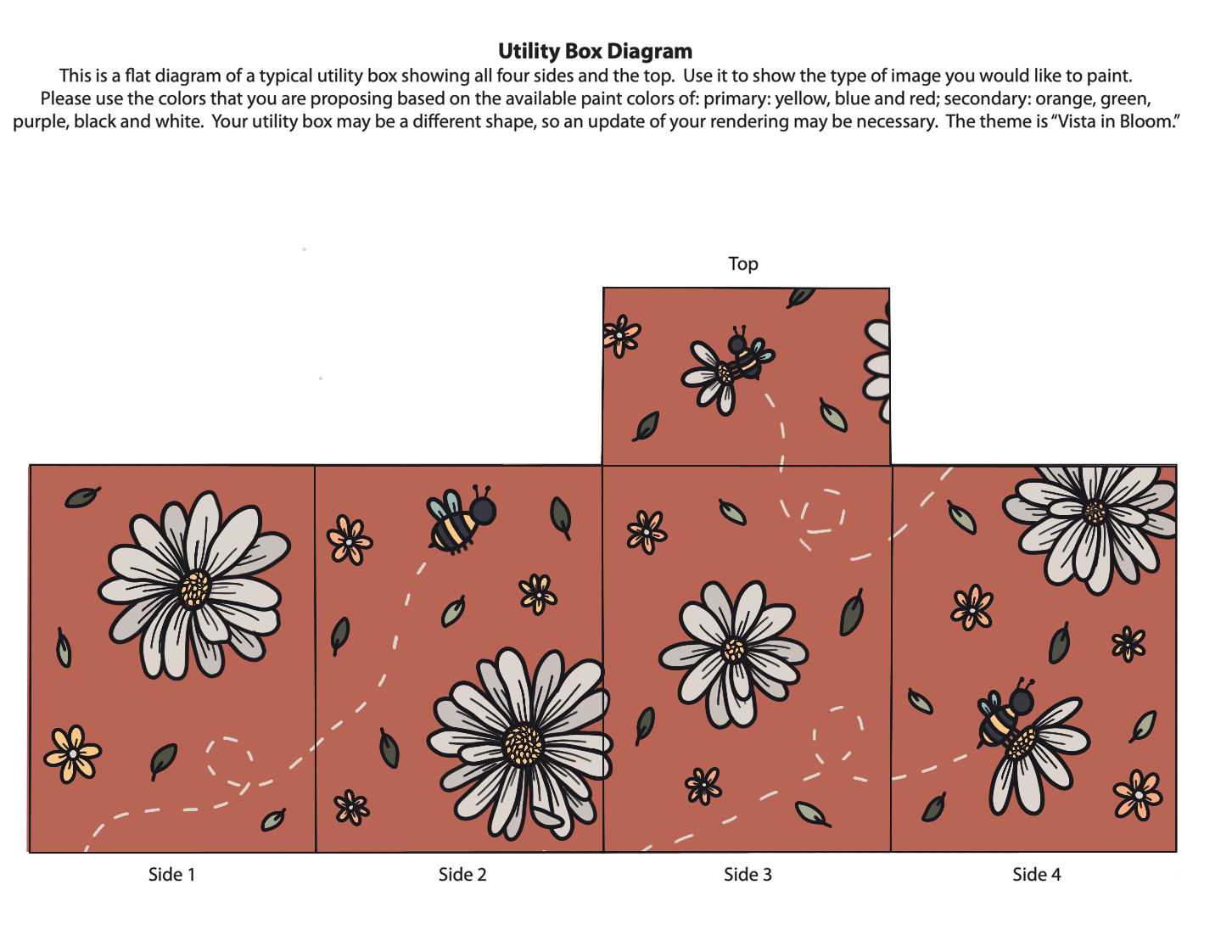 Painting a Utility Box in San Diego — Becca Dwyer Design