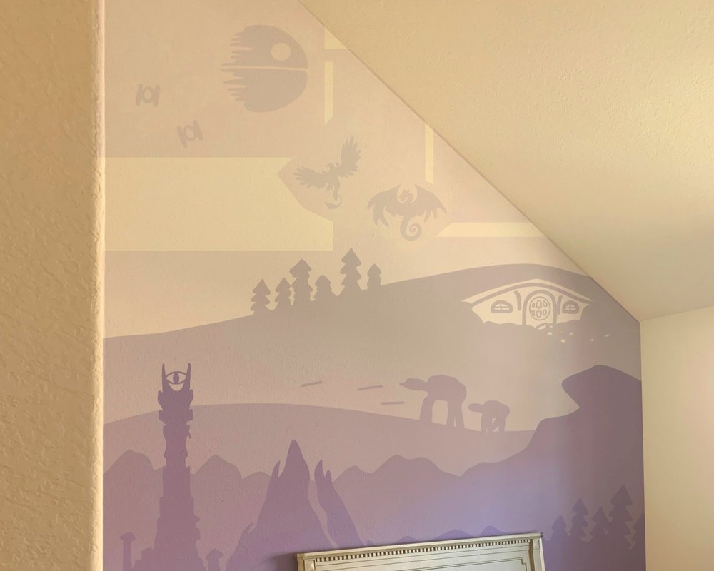 How to Paint a Layered Mural in 10 Easy Steps — Becca Dwyer Design