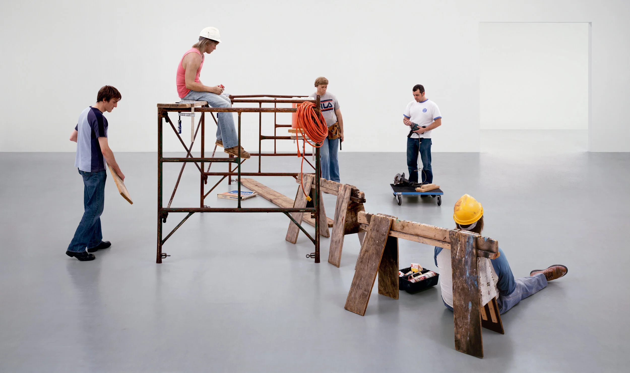 Lunch Break Installation — Sharon Lockhart