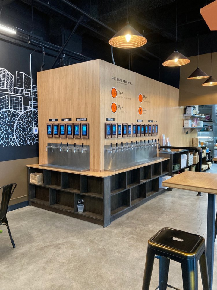 Self Serve Beer Wall — Vinason Pho Kitchen