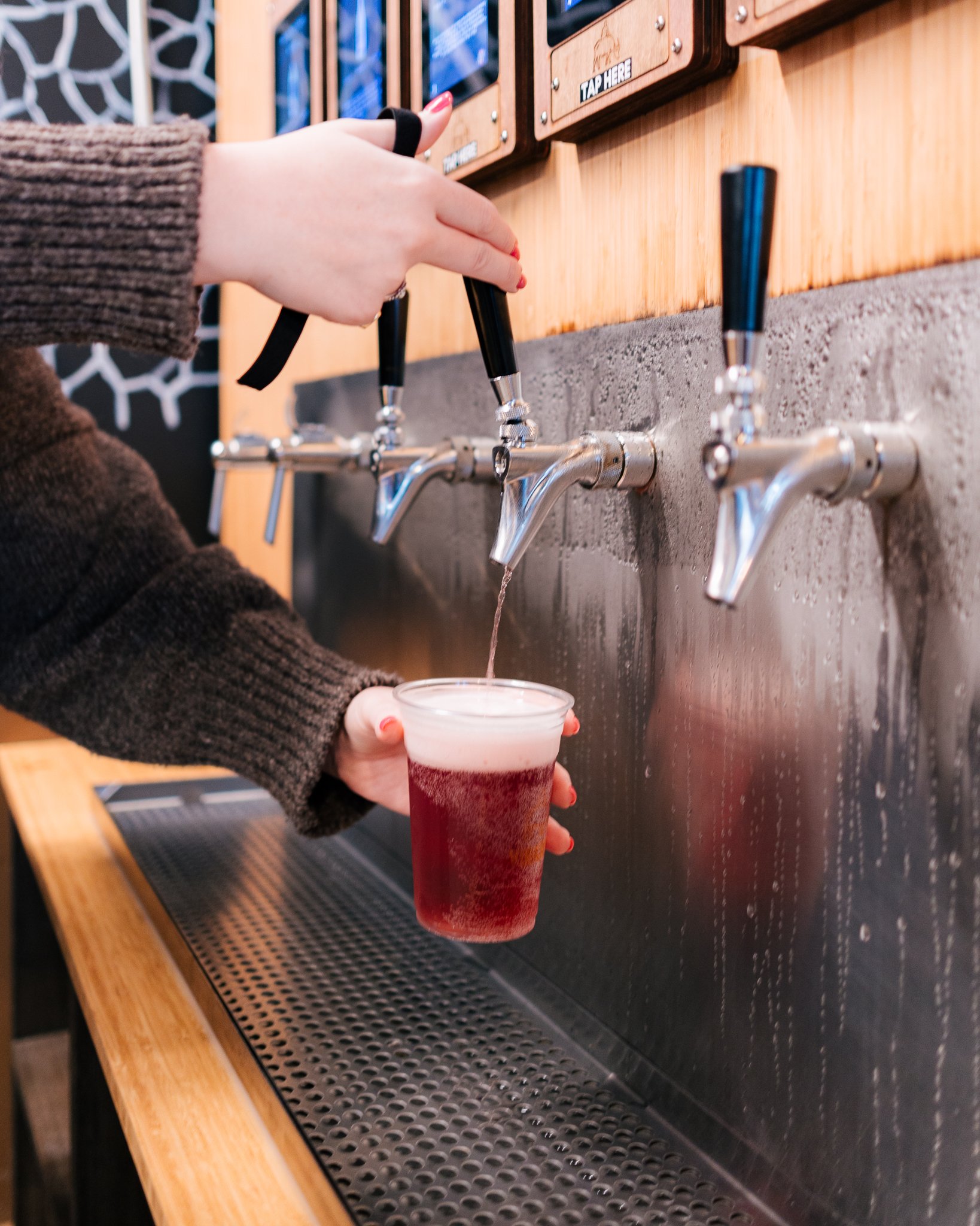 Self Serve Beer Wall — Vinason Pho Kitchen