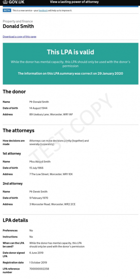 LPAs and Activation Keys — Speak For Me LPA