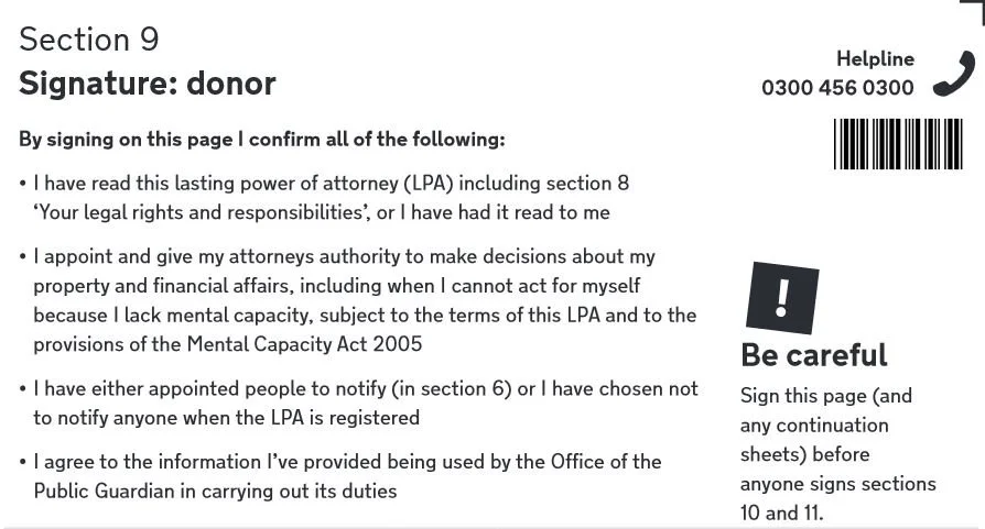 Who can witness the signatures for a Lasting Power of Attorney? — Speak ...