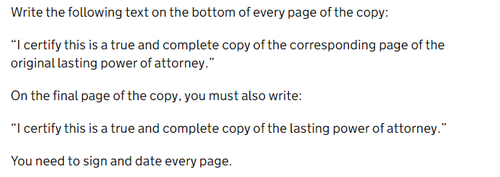 How do I certify a Lasting Power of Attorney if I need a copy? — Speak ...