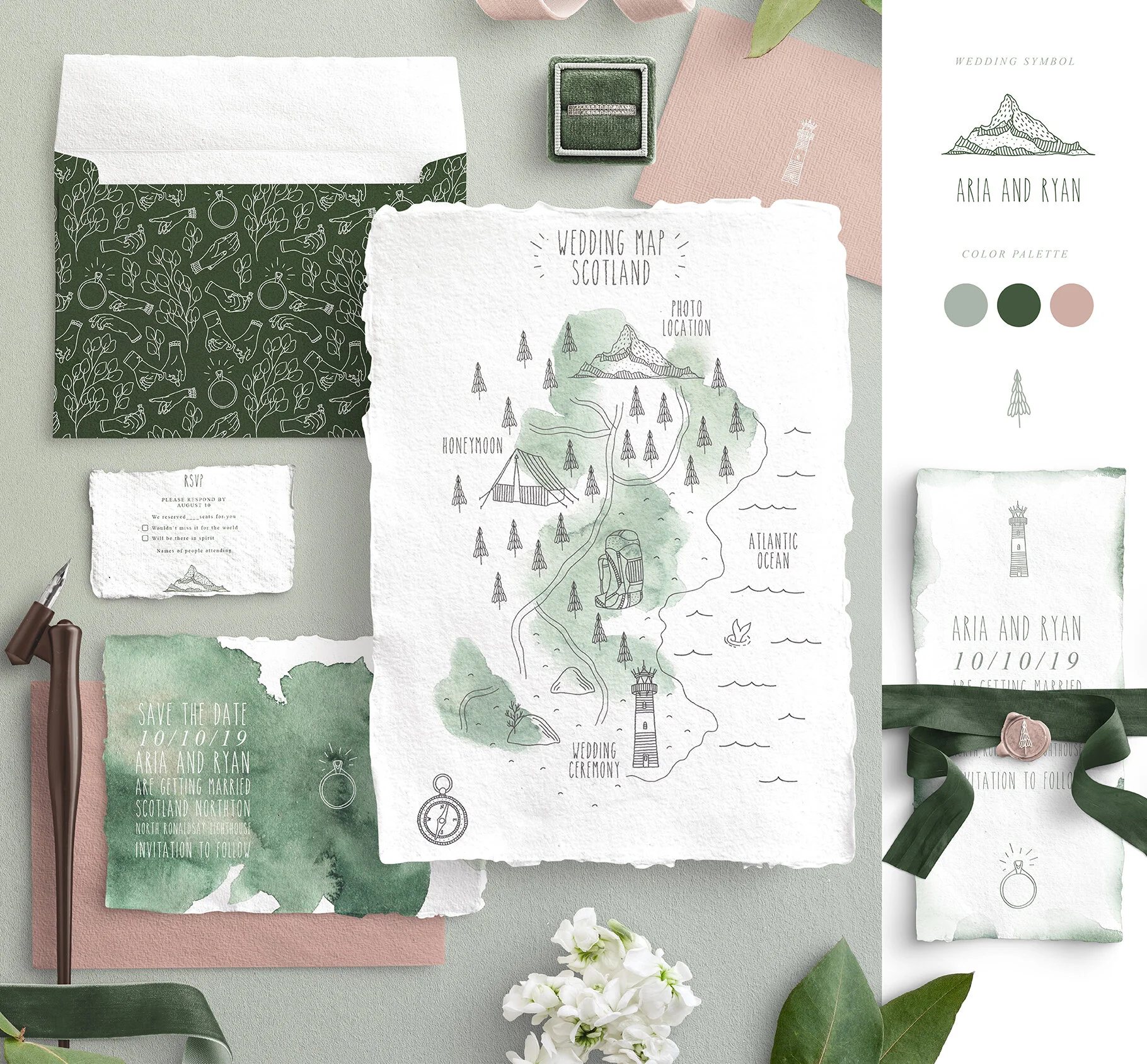 Wedding Map Creator — Julia Dreams: Digital Resources and Seamless Patterns