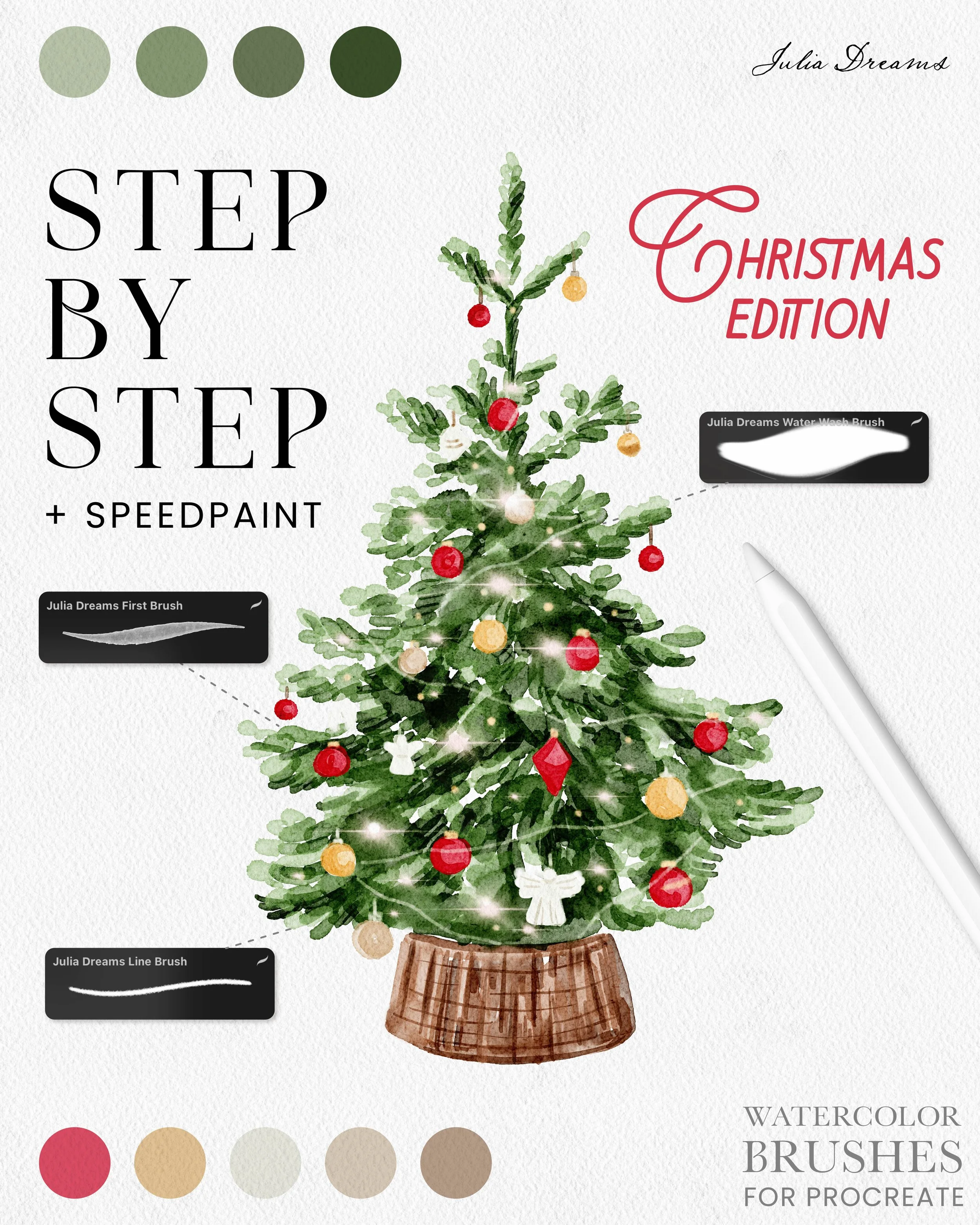 Procreate Studio — Julia Dreams: Digital Resources and Seamless Patterns