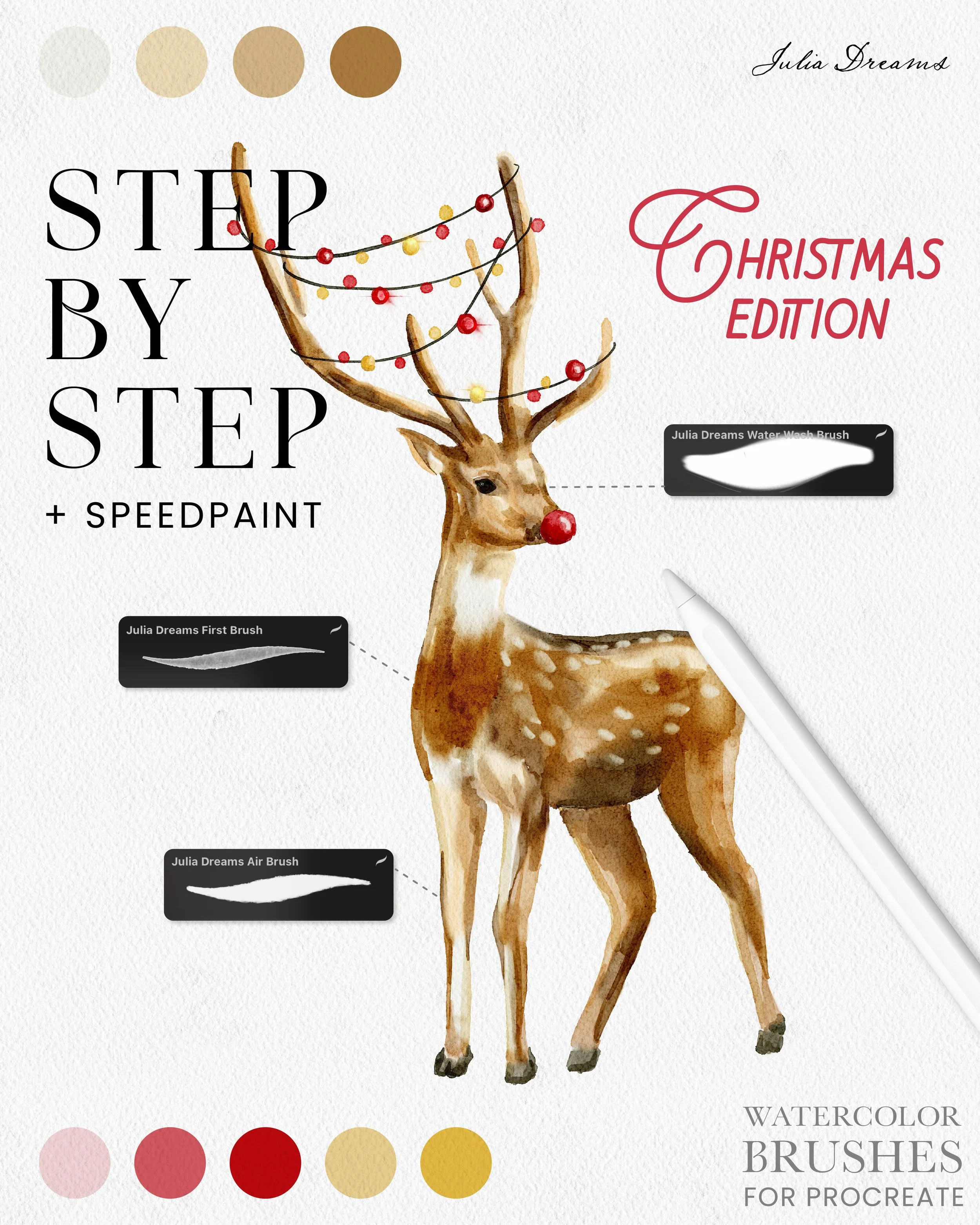 Procreate Studio — Julia Dreams: Digital Resources and Seamless Patterns