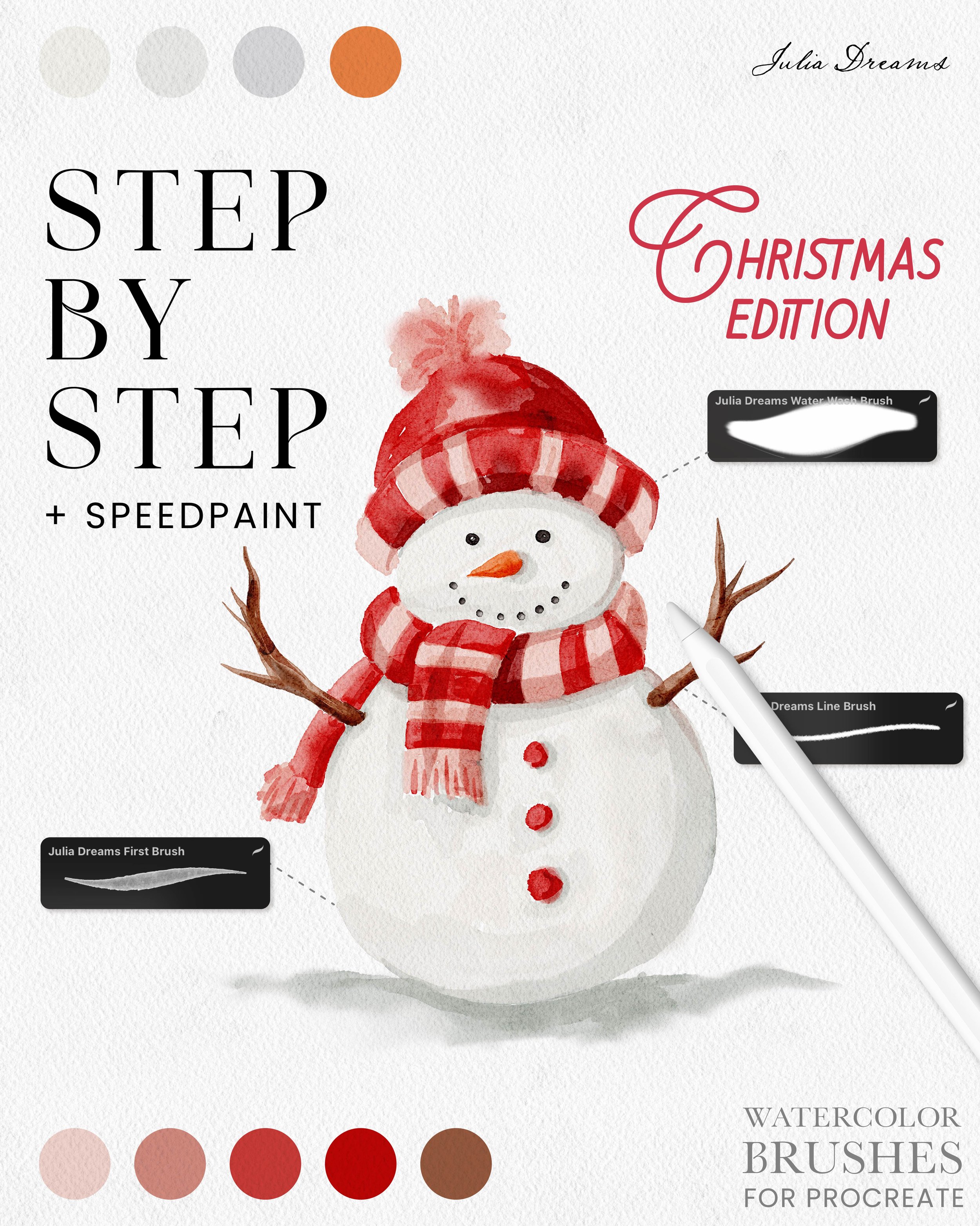 Procreate Studio — Julia Dreams: Digital Resources and Seamless Patterns