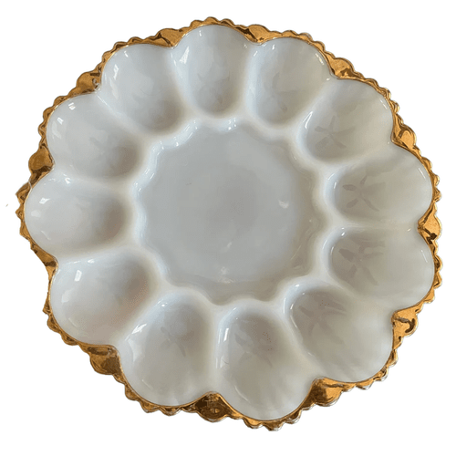 Vintage Deviled Egg Plates — dolly & bud