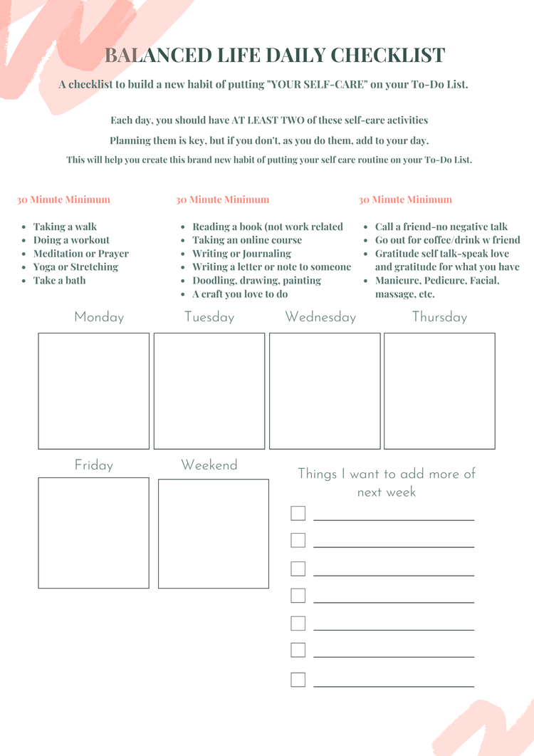 Checklist and Busy Day Planner-PDF DOWNLOAD — Mary Liga