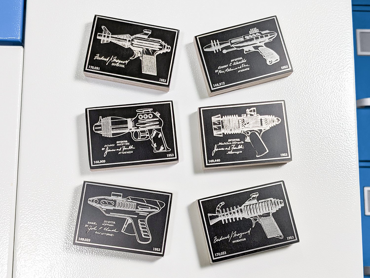 Retro Ray Gun Push Sticks — Wesley Treat