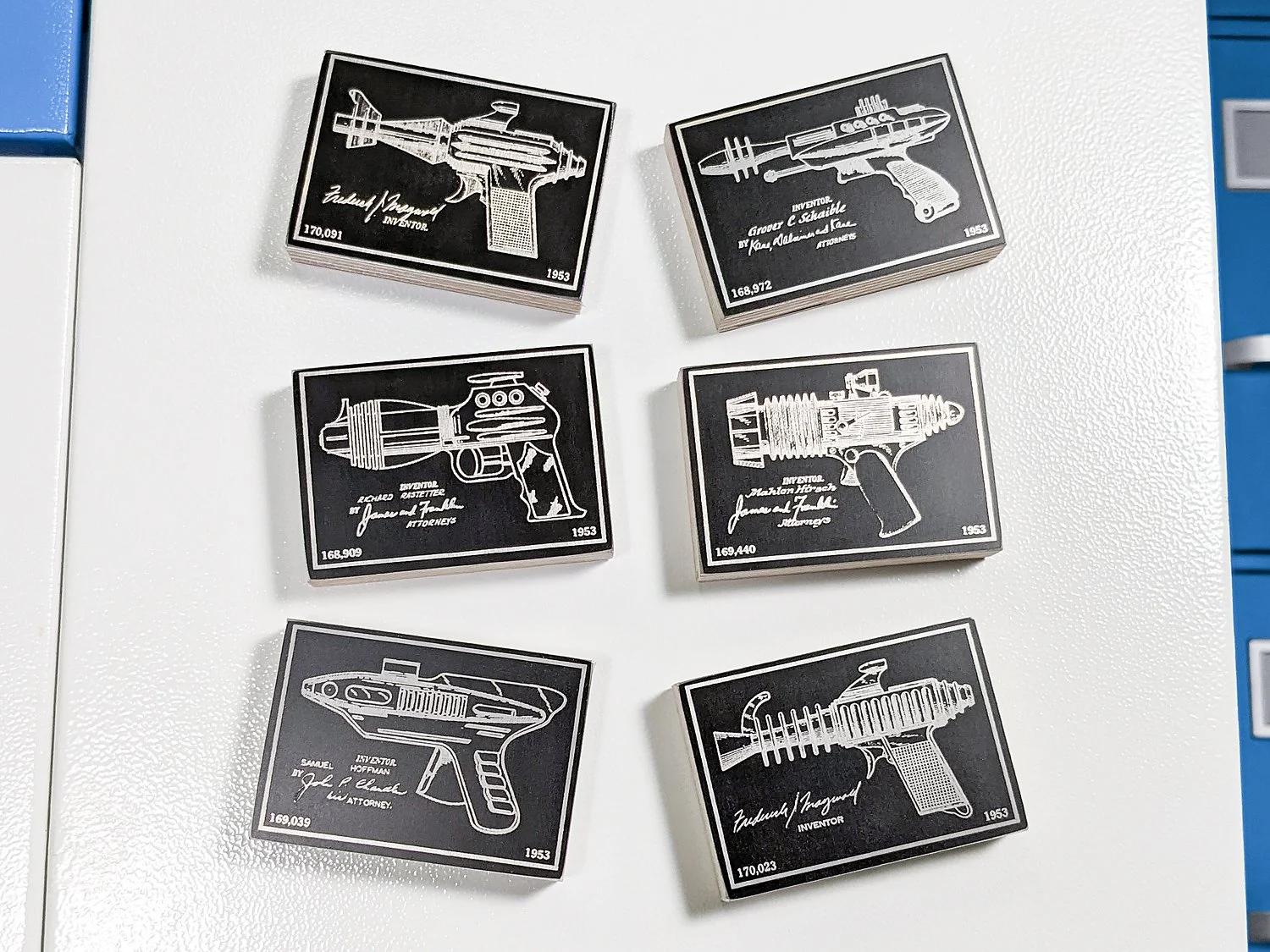 Retro Ray Gun Push Sticks — Wesley Treat