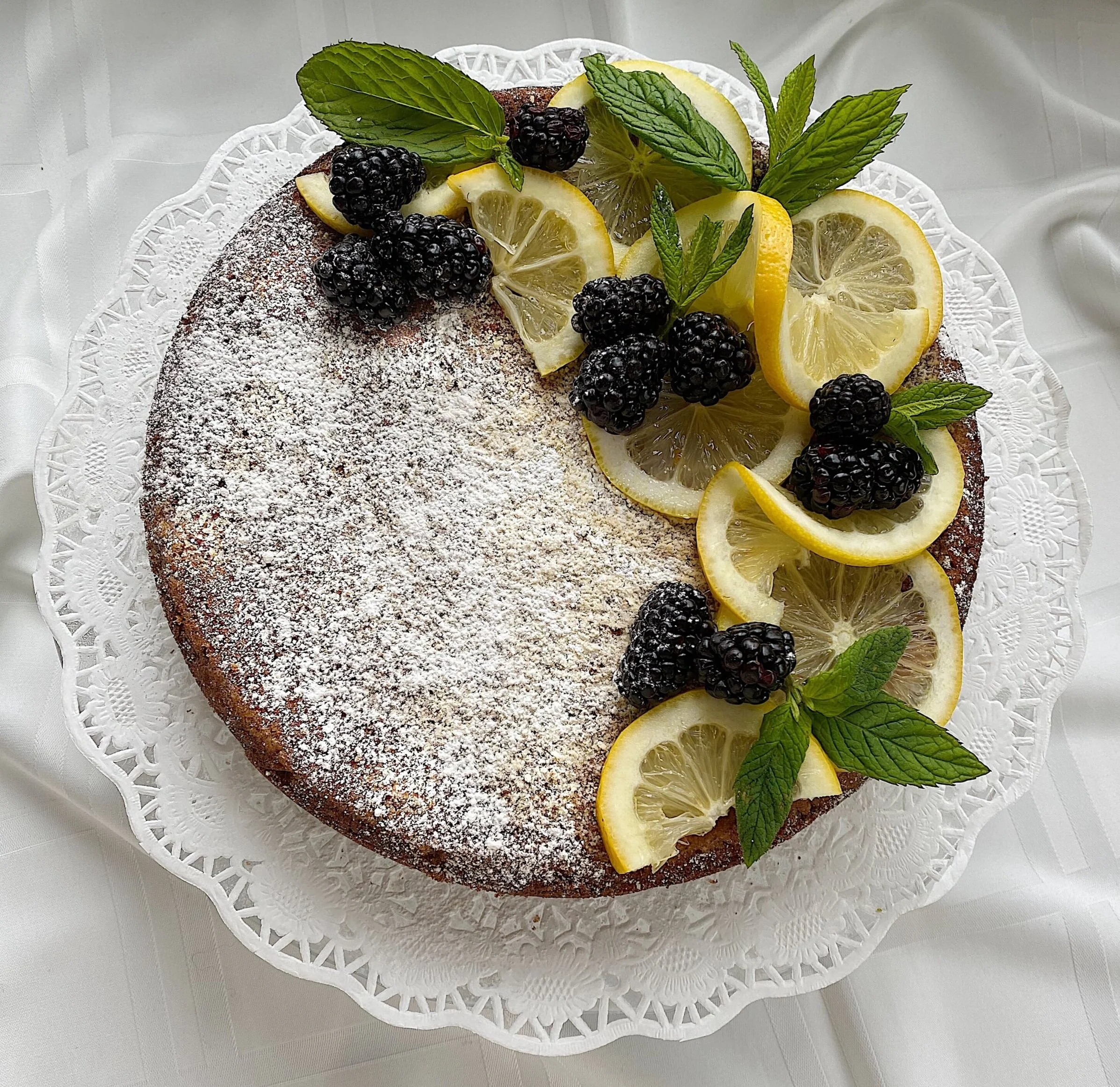 Blackberry Lemon Olive Oil Cake — Talene Appleton