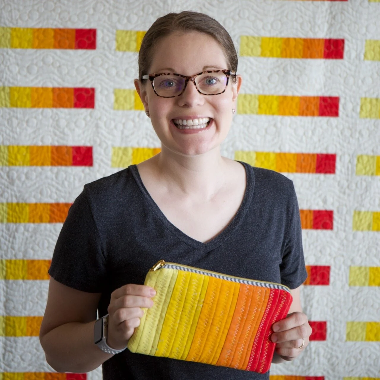 Color Swatches Zipper Pouch — Allison Ramsing