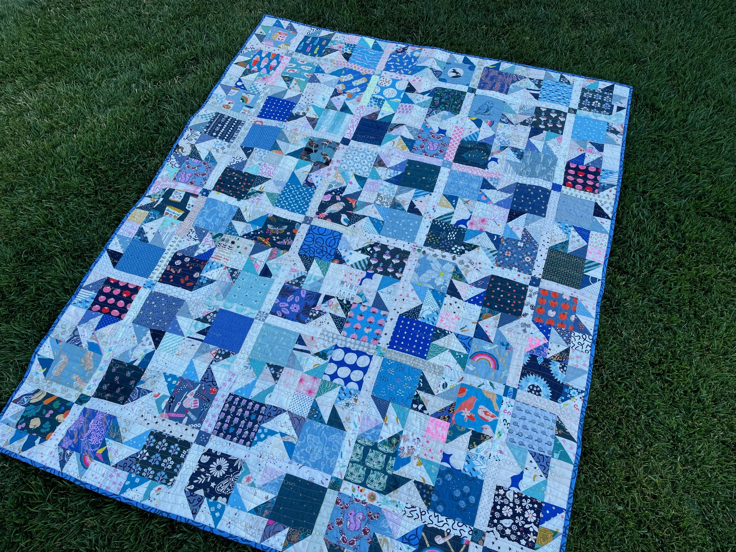 Charm Pack Bear Paw Quilt Block Pattern — Allison Ramsing