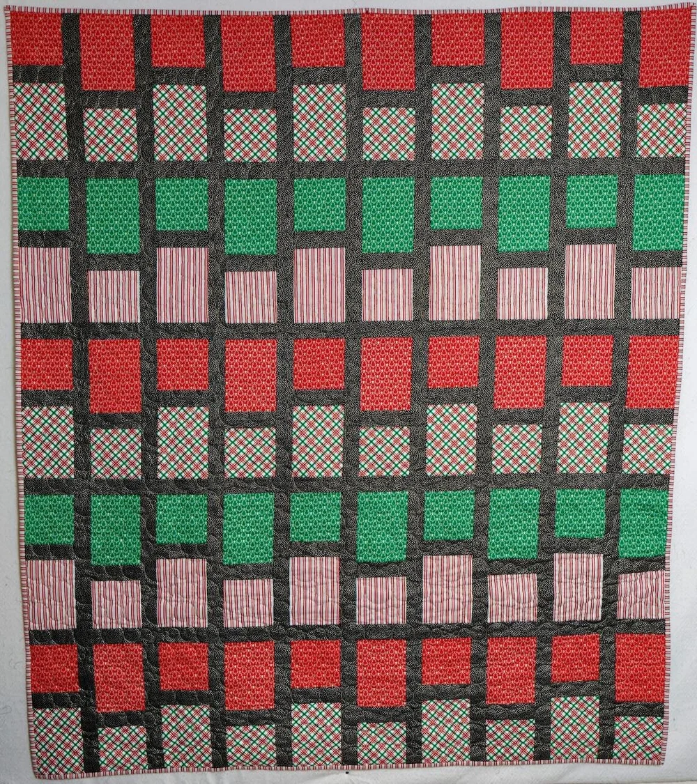 Bold Blocks - Vintage Holidays version - Michael Miller Fabrics ...