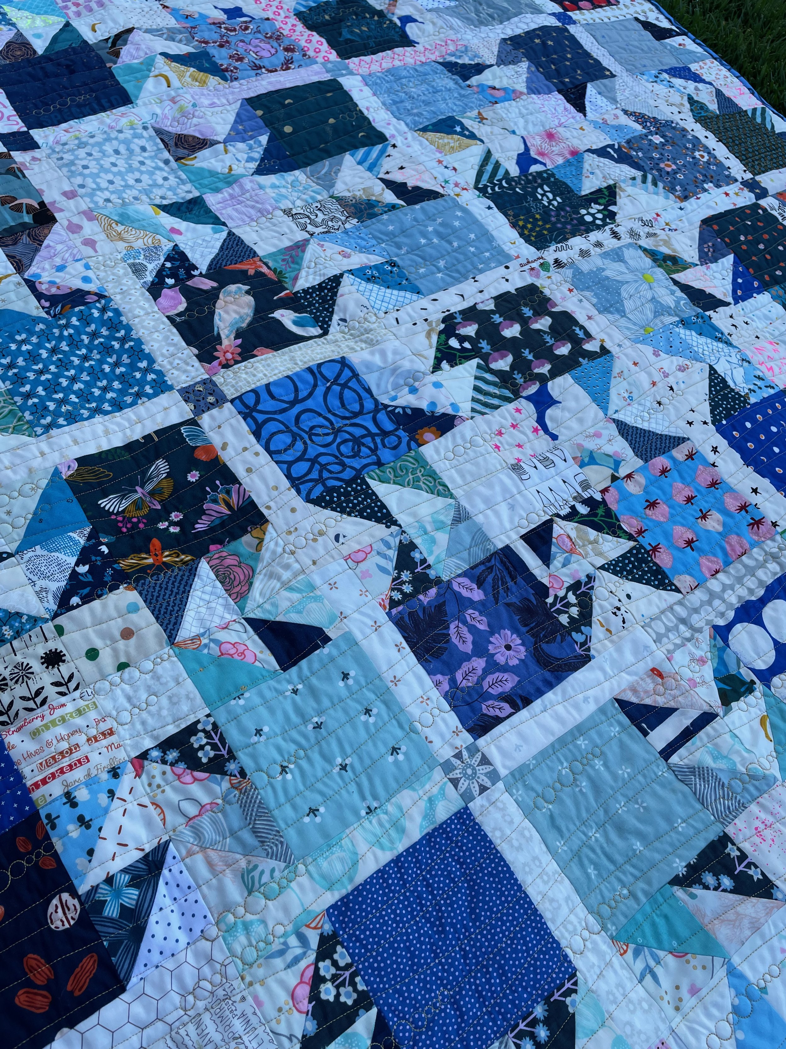 Charm Pack Bear Paw Quilt Block Pattern — Allison Ramsing