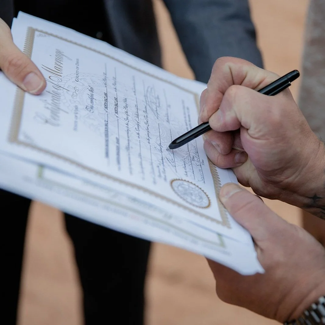 How to get a Utah Marriage License when Getting Married in Zion ...