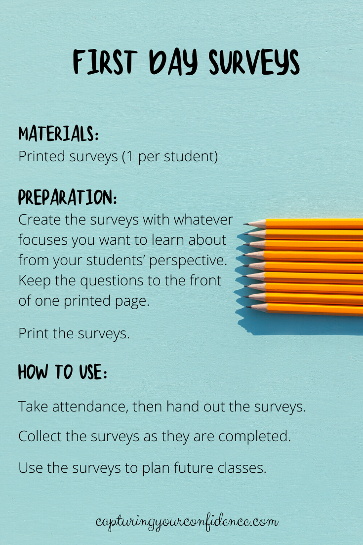 8 First Day of Class Activities to Start Building Classroom Rapport ...