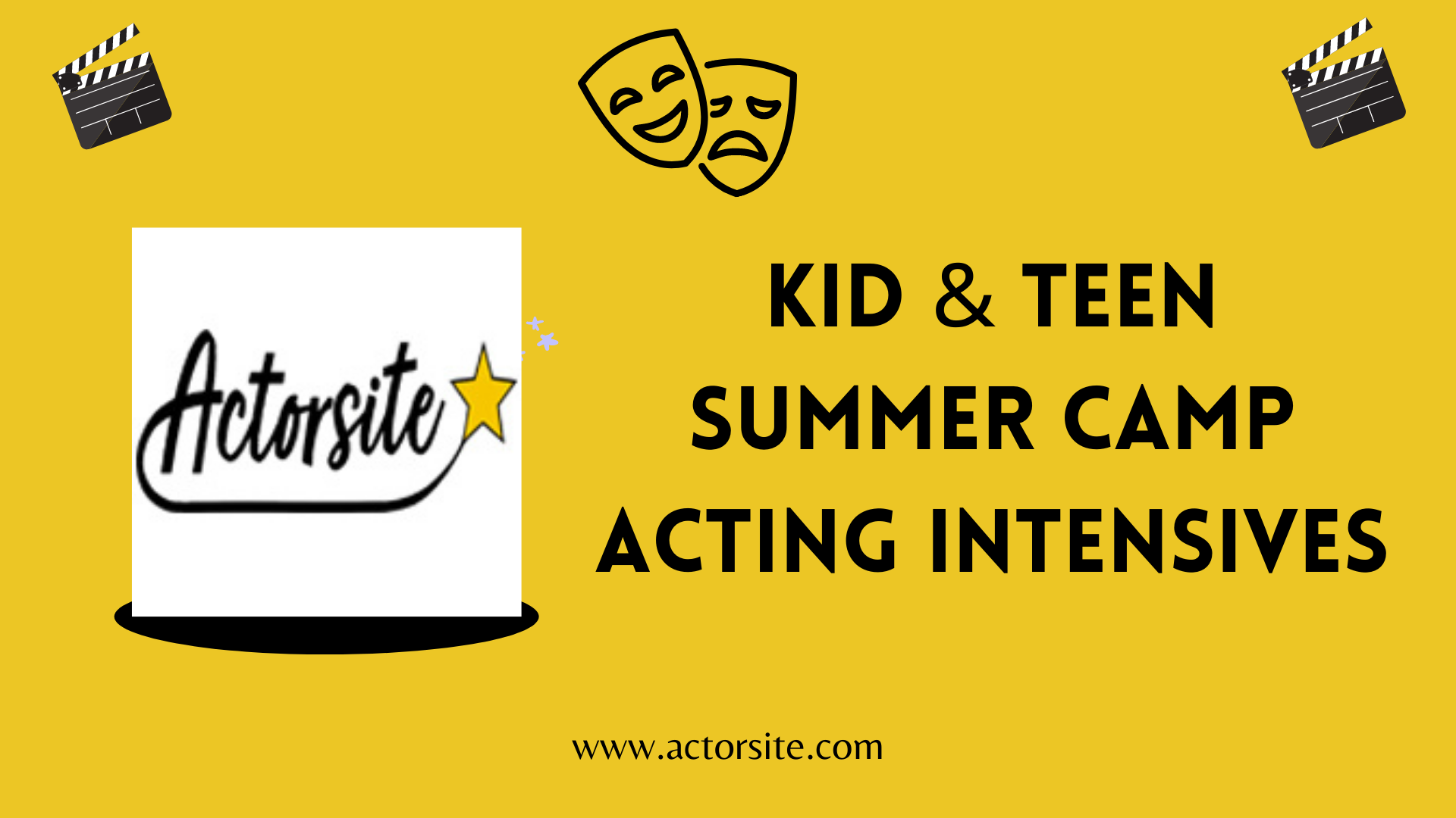 YOUTH SUMMER CAMPS — Actorsite