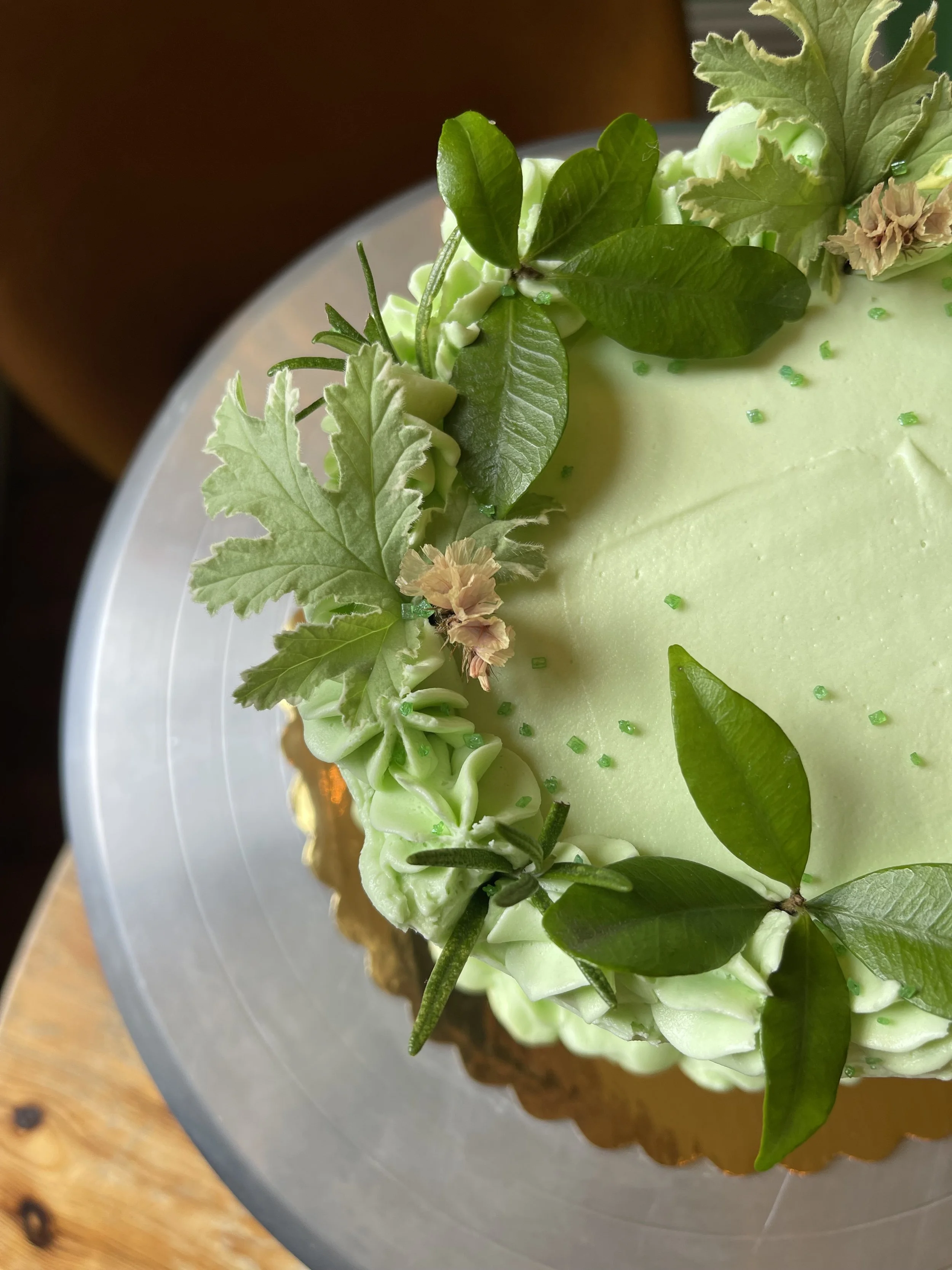 SILVIE GREEN GODDESS CAKE — Silvie