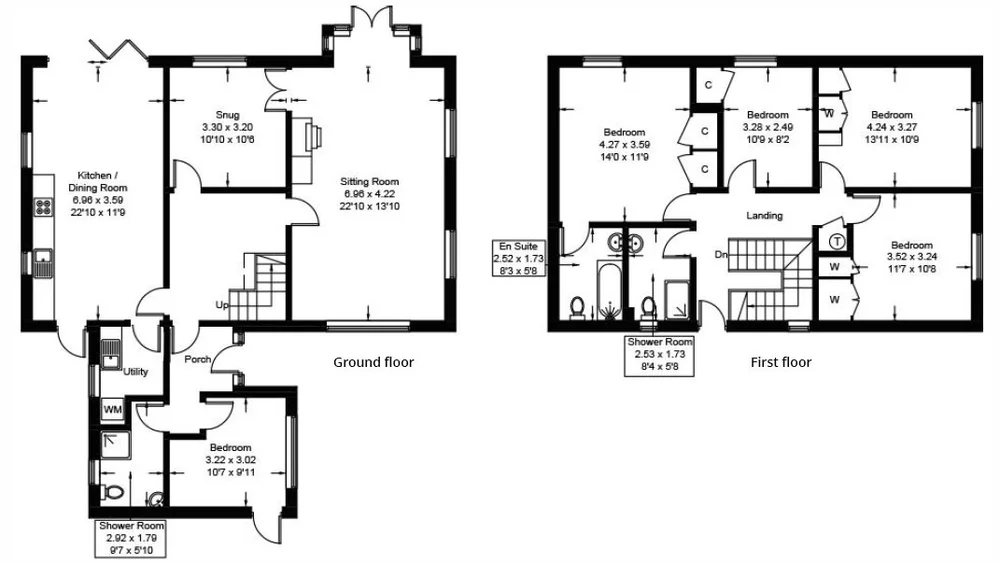 Lower Barn House | West Sussex | Big country house for large families ...