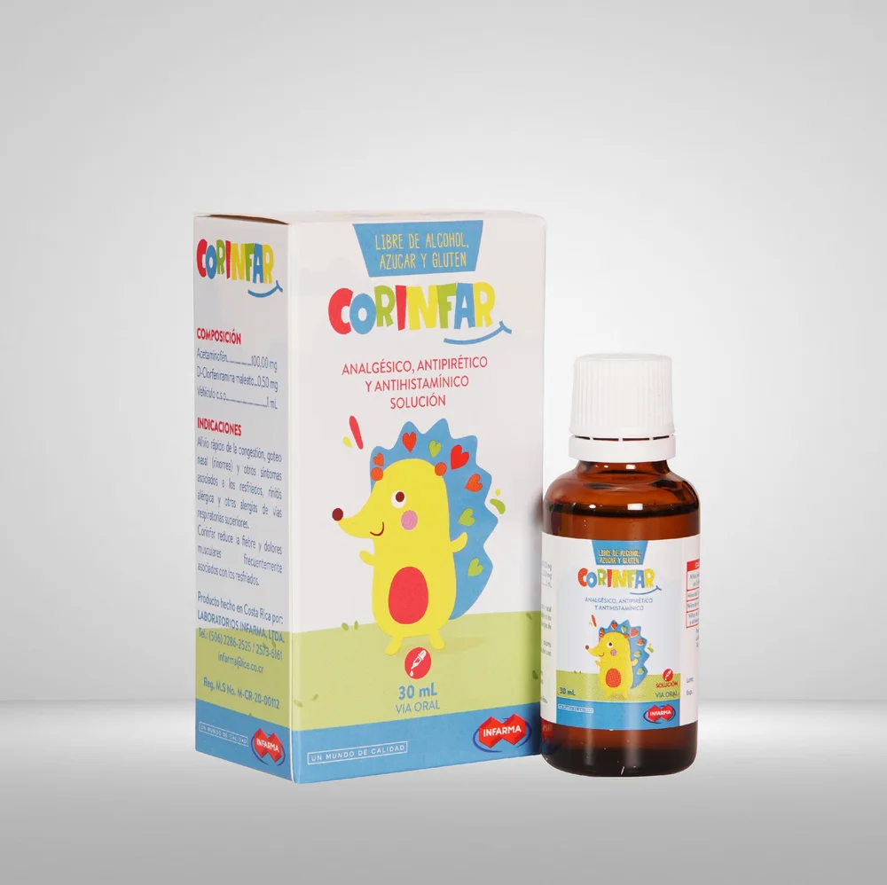 Corinfar acetaminofen más clorferinamina — INFARMA