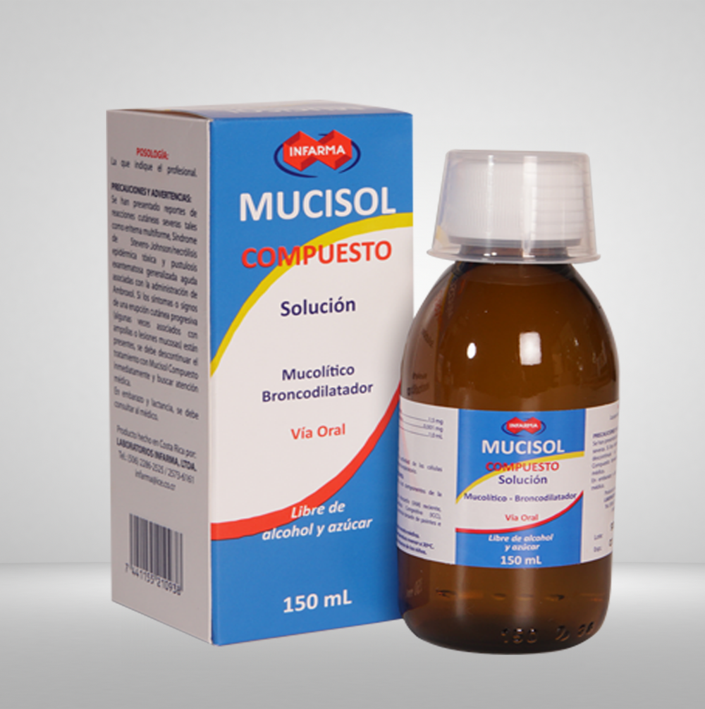 Mucisol - Mucolítico, broncodilatador. — INFARMA