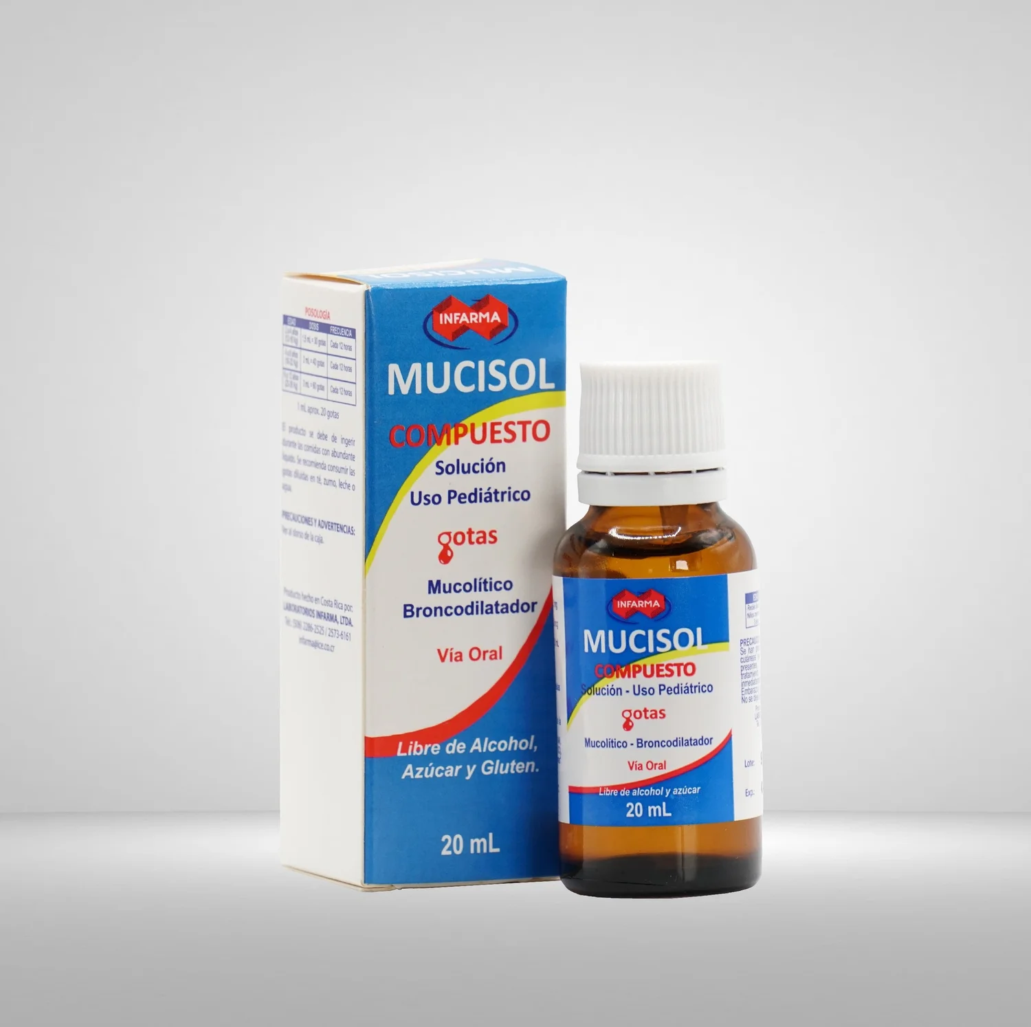 Mucisol - Mucolítico, broncodilatador. — INFARMA