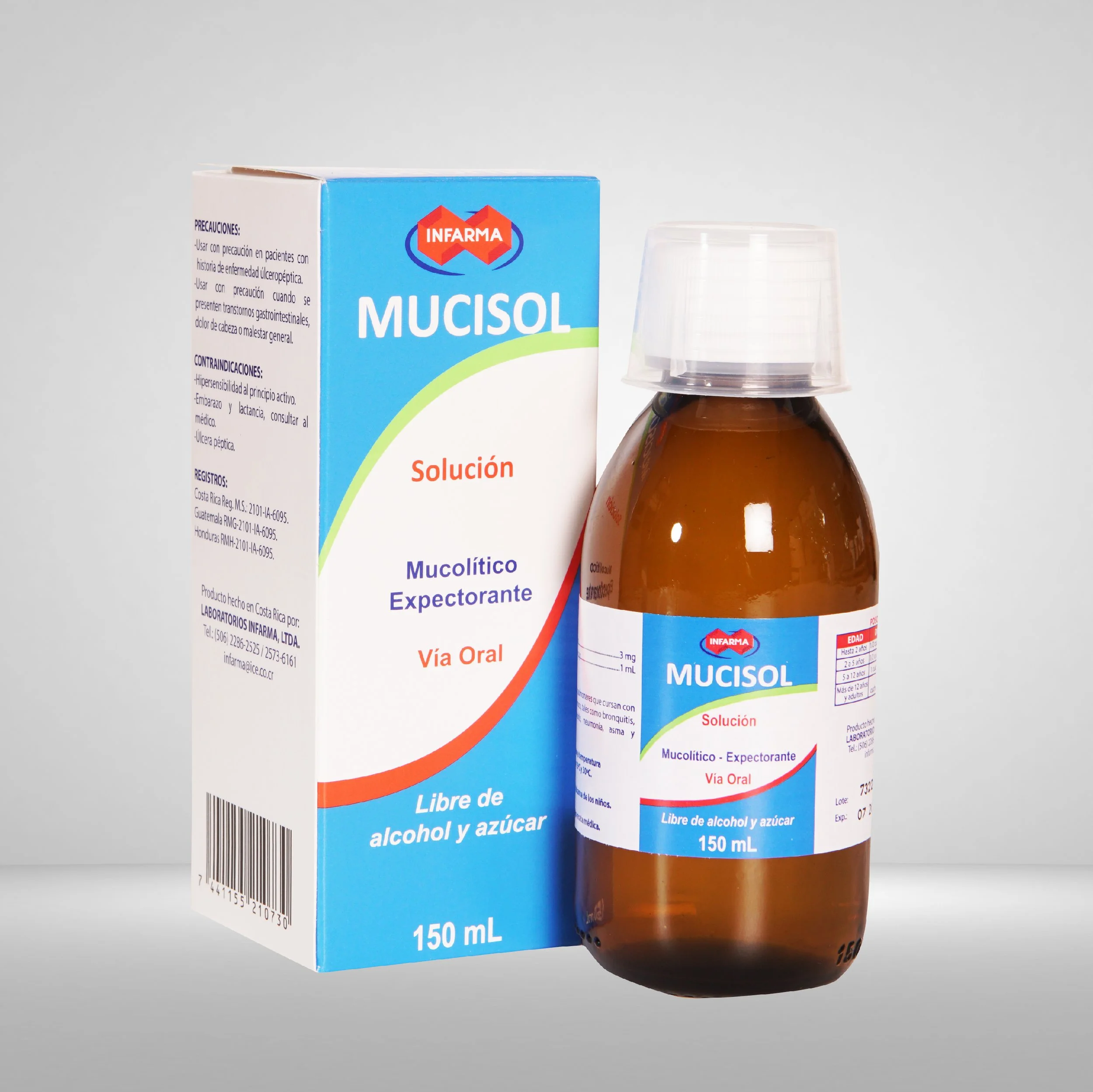 Mucisol - Mucolítico, broncodilatador. — INFARMA