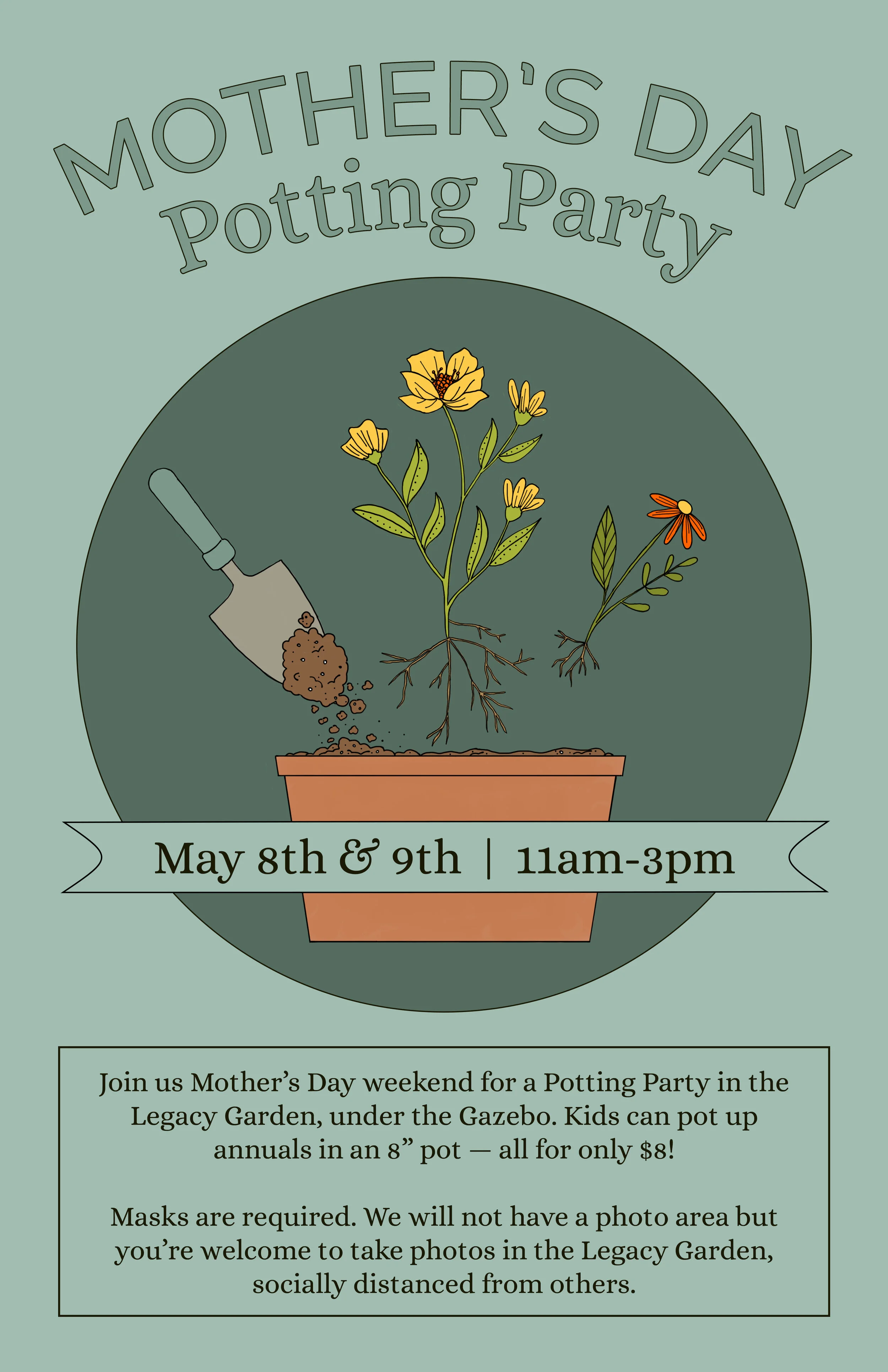 Mother's Day Potting Party — Edwards Greenhouse & Flowershop