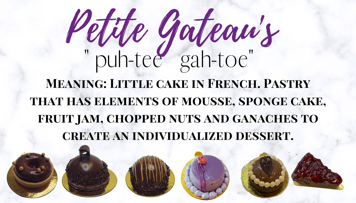 Menu — Allison's Petite Pastries