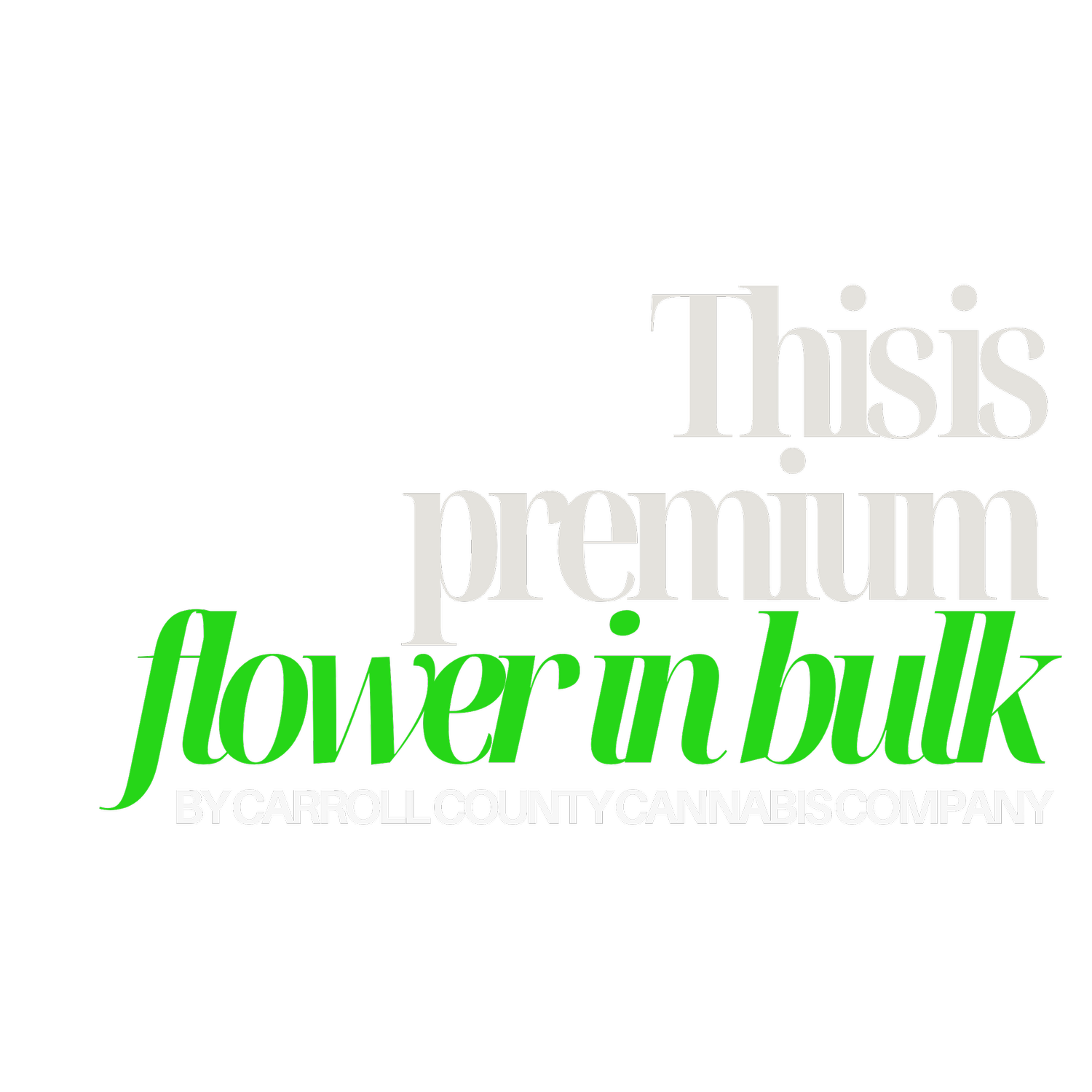 C4 Bulk Flower — Carroll County Cannabis Co.