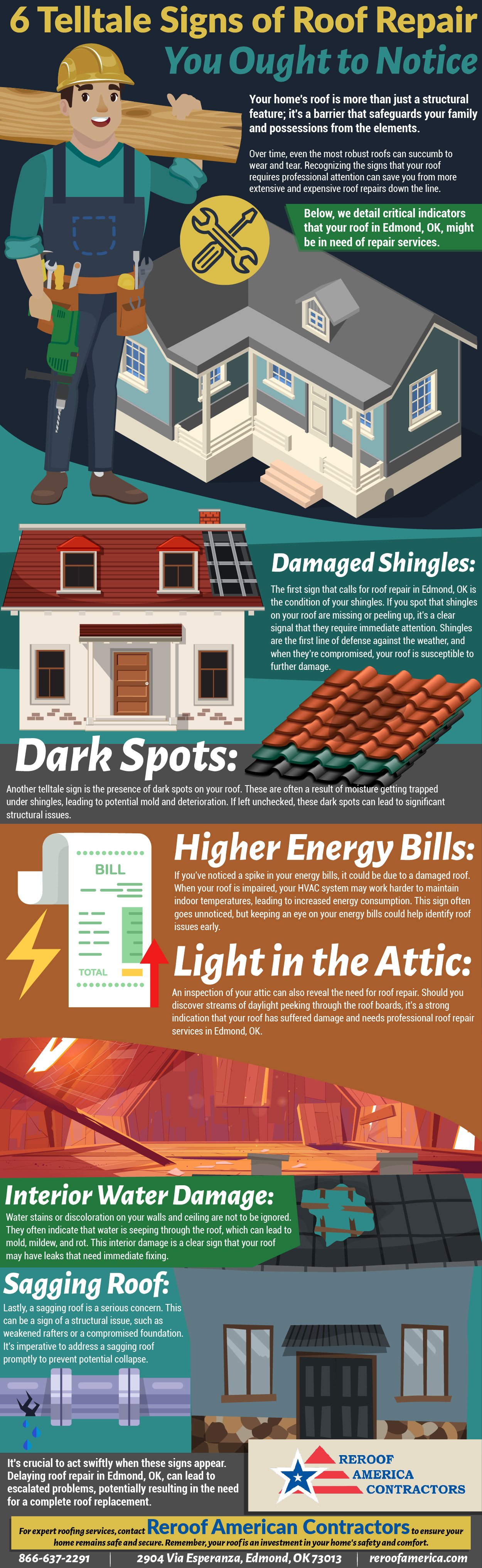 6 Telltale Signs of Roof Repair You Ought to Notice