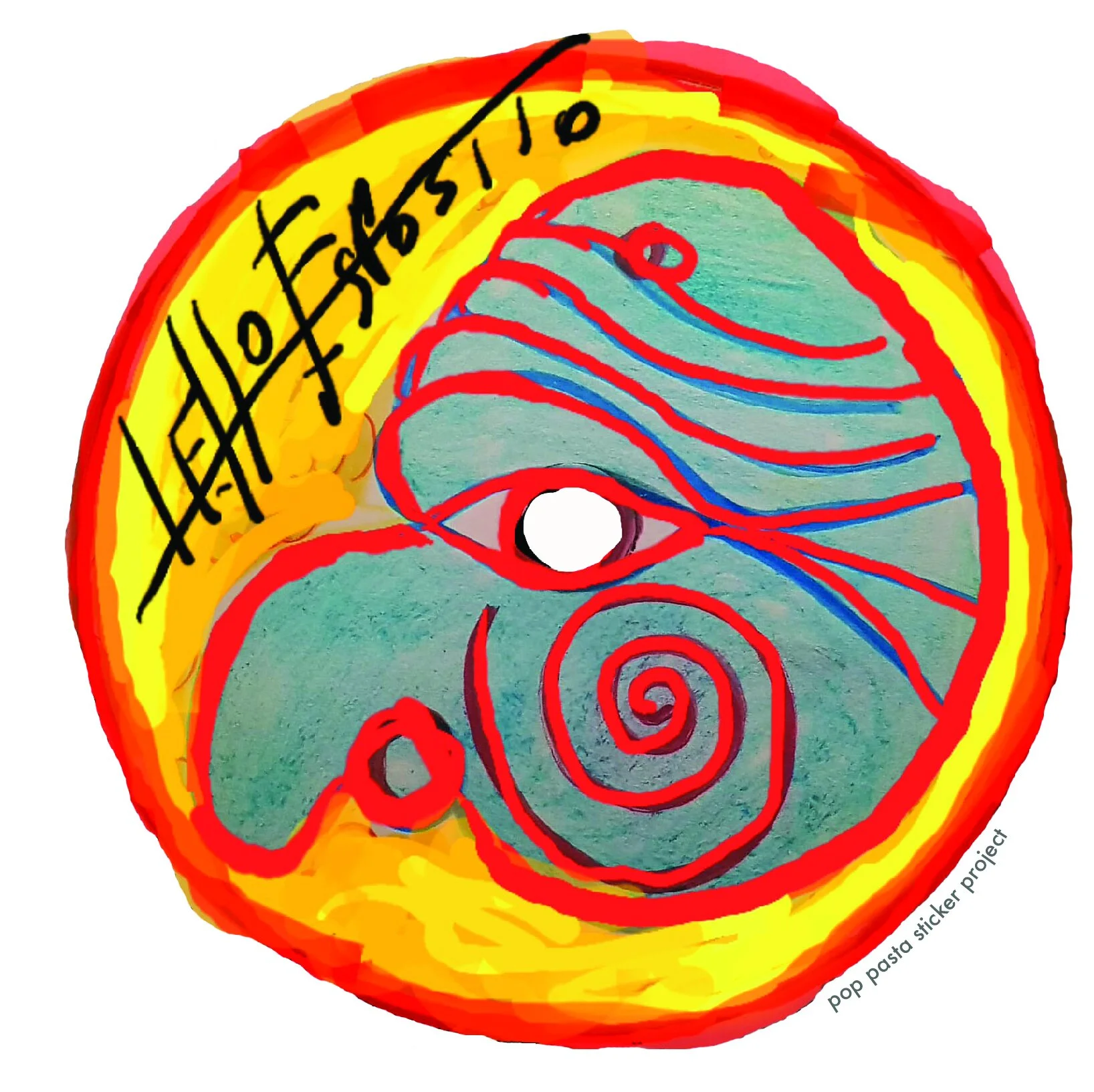 pop pasta - the original spaghetti donut