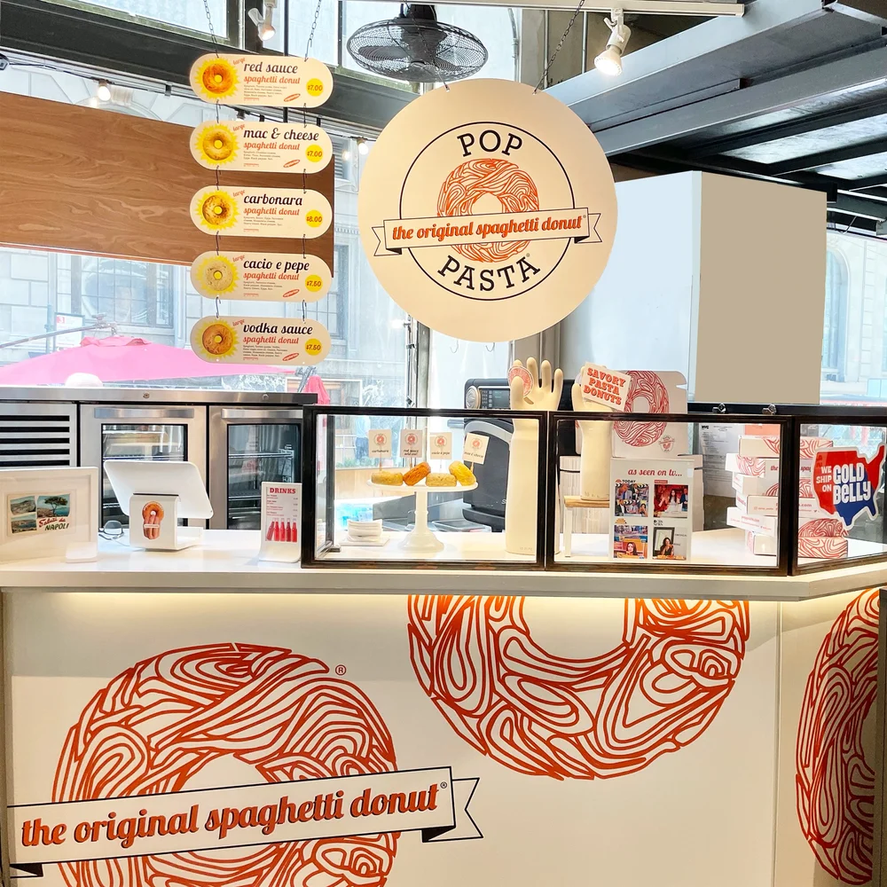 pop pasta - the original spaghetti donut