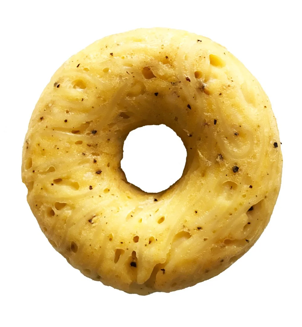 pop pasta - the original spaghetti donut