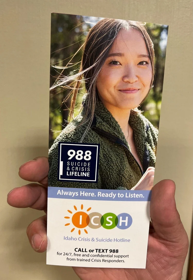 988 Materials — Idaho Crisis & Suicide Hotline