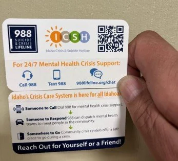 988 Materials — Idaho Crisis & Suicide Hotline