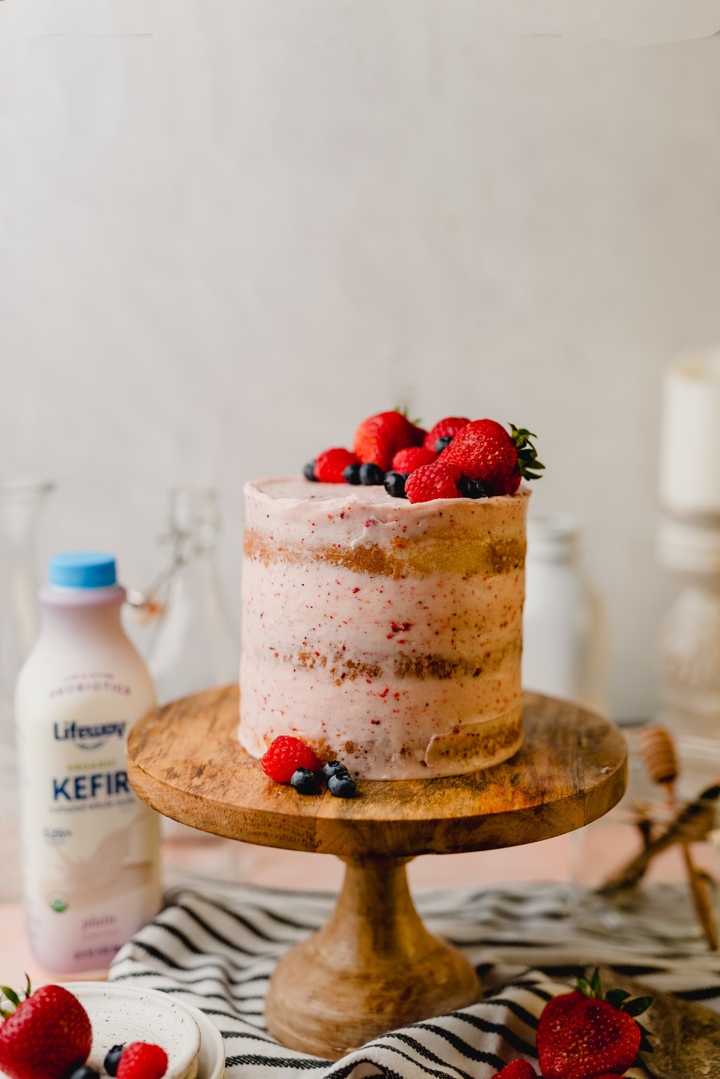 Triple Berry Lemon Swirl Cake — Rose Wife