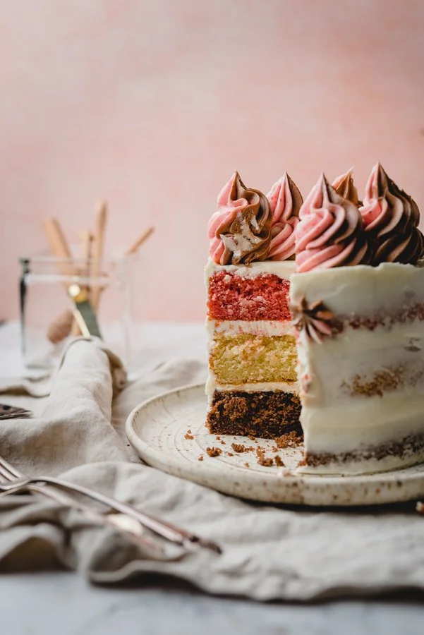 Neapolitan Cake — Rose Wife