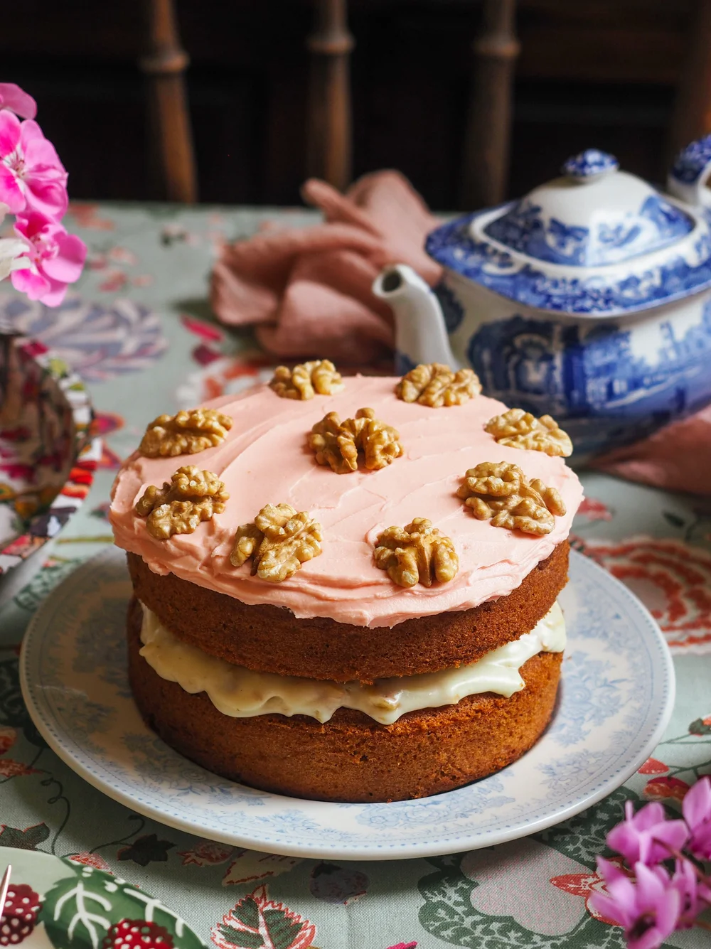 Walnut Cake with Pink Icing from ‘Goodbye Mr Chips’ — Miranda's Notebook