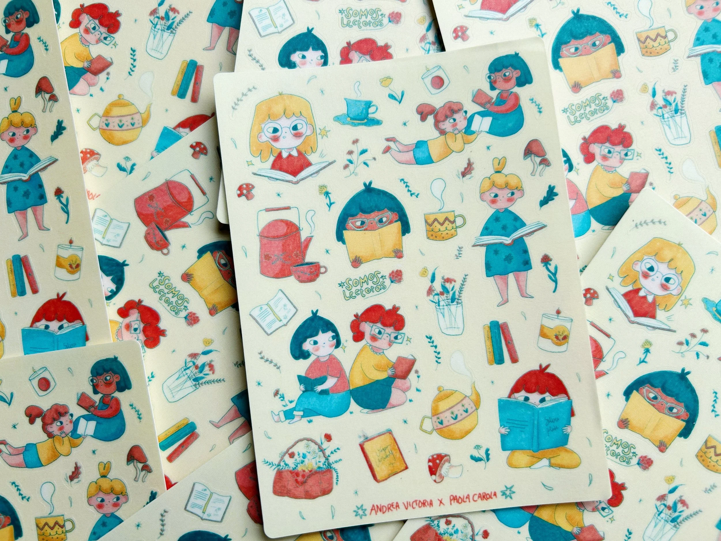 Tote bag lectora | Planilla stickers — Paola Carola