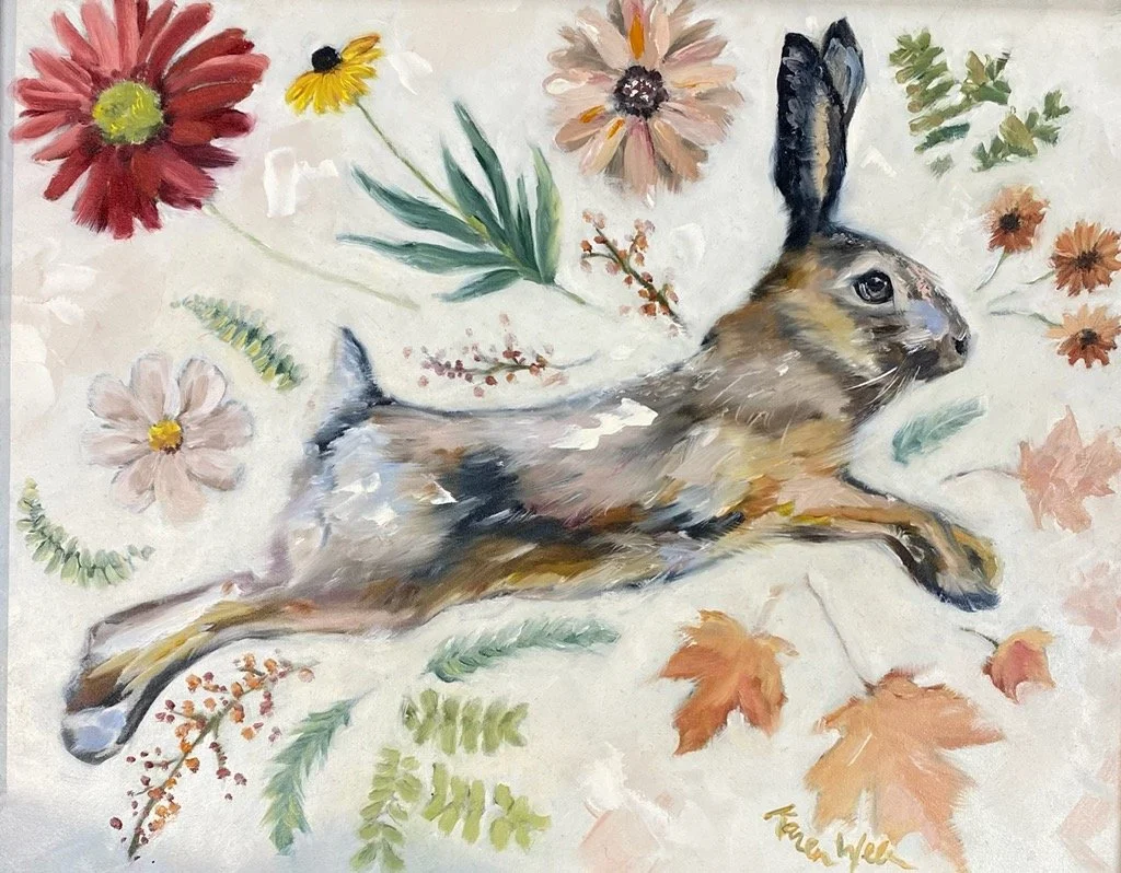 Jumping Hare Drawing