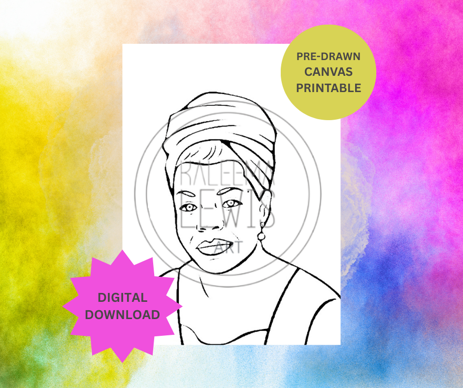 Maya Angelou- DIY Digital Download — Kaleema Lewis