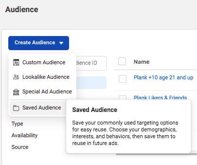 How to Use Facebook Saved Audiences to Save Time — Trifecta Marketing Services